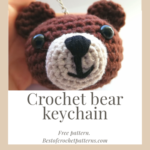 Free crochet bear keychain - the cutest free pattern | Crochet Patterns ...