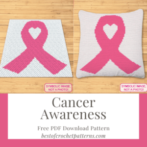 Cancer Awareness Free Crochet Pattern | Crochet Patterns, Tips, and ...