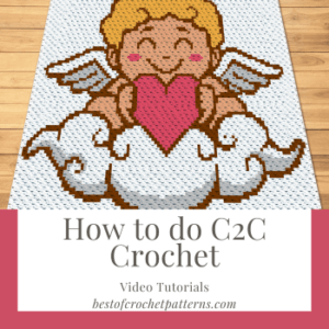 How to do Corner to corner (C2C) crochet - video tutorial | Crochet ...