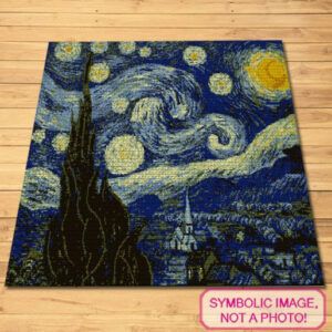 van-gogh-crochet-blanket-pattern-the-starry-night-blanket-pattern ...